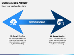 Double Sided Arrow for PowerPoint and Google Slides - PPT Slides