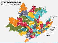 Visakhapatnam Map for PowerPoint and Google Slides - PPT Slides