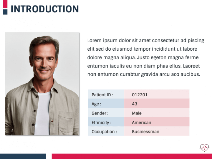 Patient Case Study Presentation for PowerPoint and Google Slides - PPT ...