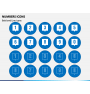 Bubble Number Icons PowerPoint Template - PPT Slides | SketchBubble