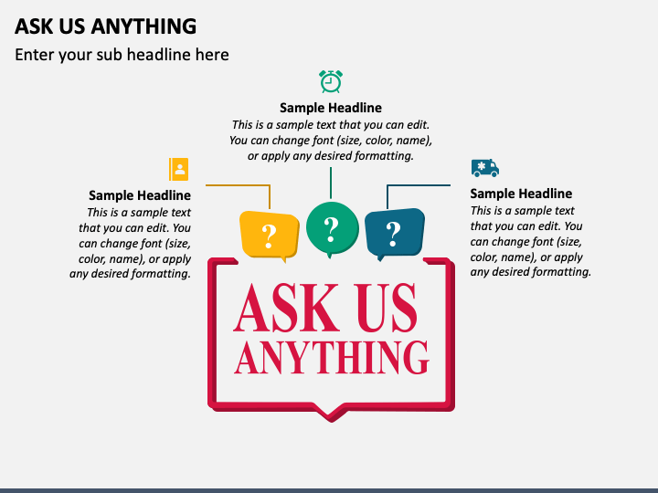Ask us Anything PowerPoint and Google Slides Template - PPT Slides