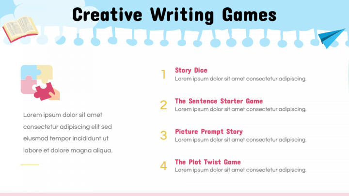 creative writing powerpoints