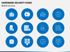 Hardware Security Icons for PowerPoint and Google Slides - PPT Slides