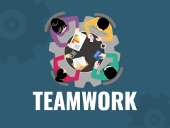 Animated Teamwork PowerPoint and Google Slides Template - PPT Slides