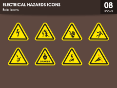 Electrical Hazards Icons for PowerPoint and Google Slides - PPT Slides