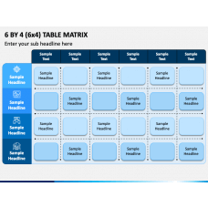 Matrix Table Infographics PowerPoint Templates - PPT Slides | SketchBubble