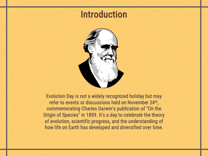 Free - World Evolution Day PowerPoint Template and Google Slides Theme