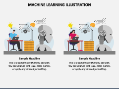 Machine Learning Illustration for PowerPoint and Google Slides - PPT Slides