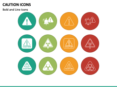Caution Icons for PowerPoint and Google Slides - PPT Slides