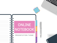 Free - Online Notebook Theme for PowerPoint and Google Slides - PPT Slides