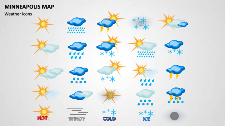 Minneapolis Map for PowerPoint and Google Slides - PPT Slides