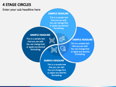 Free 4 Stage Circles for PowerPoint and Google Slides