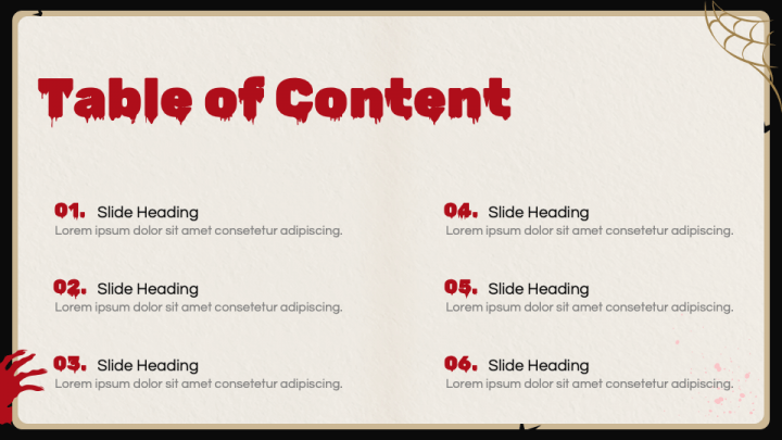 Free - Horror Book Theme for PowerPoint and Google Slides - PPT Slides