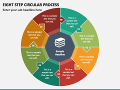 Eight Step Circular Process PowerPoint Template and Google Slides Theme