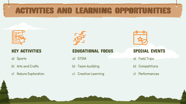 Free - Summer Camp Theme for PowerPoint and Google Slides - PPT Slides