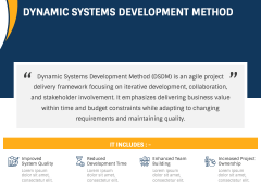 Dynamic Systems Development Method PowerPoint and Google Slides Template