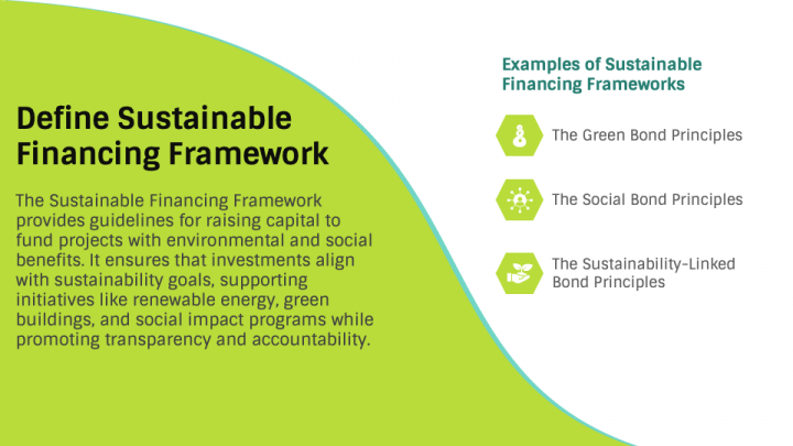 Sustainable Financing Framework PowerPoint and Google Slides Template ...