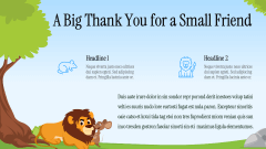 Free - The Lion and The Mouse Theme for PowerPoint and Google Slides ...