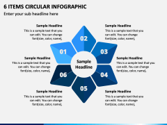 6 Items Circular Infographic PowerPoint Presentation Slides - PPT Template