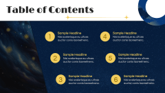 Free - Starry Night Background Theme for PowerPoint and Google Slides ...