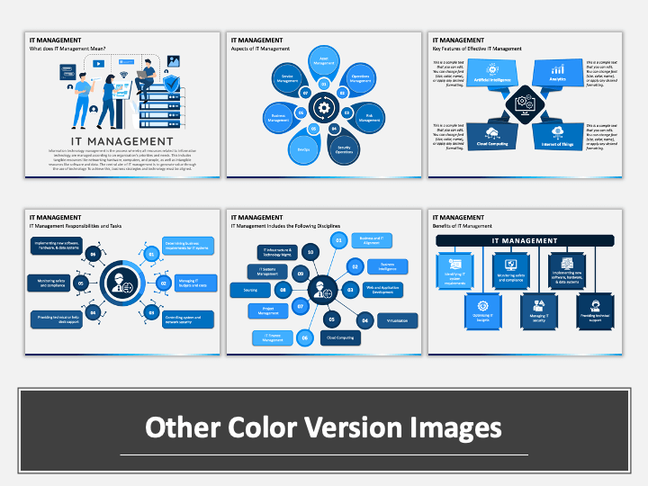 IT Management PowerPoint and Google Slides Template - PPT Slides