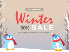 Free Winter Wonderland Presentation Theme for PowerPoint and Google Slides