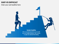 Easy Vs Difficult PowerPoint and Google Slides Template - PPT Slides