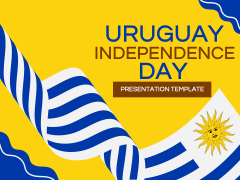 Free - Uruguay Independence Day PowerPoint Template and Google Slides Theme