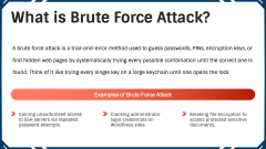 Brute Force Attack PowerPoint and Google Slides Template - PPT Slides