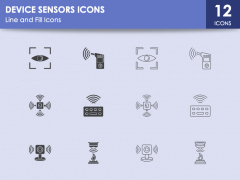 Device Sensors Icons for PowerPoint and Google Slides
