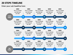 20 Steps Timeline PowerPoint Template and Google Slides Theme