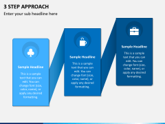 3 Step Approach PowerPoint Template - PPT Slides