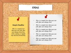 Free Cork Board Presentation Theme for PowerPoint and Google Slides