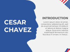Free - Cesar Chavez Day Presentation for PowerPoint and Google Slides