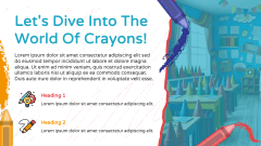 Free - Crayons Theme for Classroom for PowerPoint and Google Slides ...