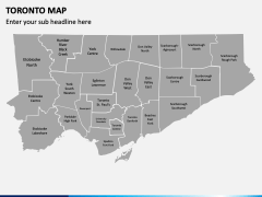 Toronto Map for PowerPoint and Google Slides - PPT Slides