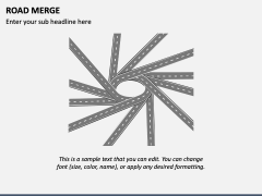 Road Merge for PowerPoint and Google Slides - PPT Slides
