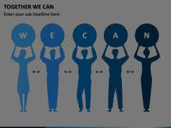 Together We Can PowerPoint and Google Slides Template - PPT Slides