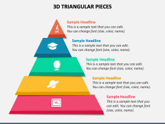 3D Triangular Pieces for PowerPoint and Google Slides - PPT Slides