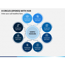 PowerPoint 8 Spokes Diagram