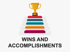 Wins and Accomplishments PowerPoint and Google Slides Template - PPT Slides