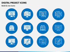 Digital Project Icons for PowerPoint and Google Slides - PPT Slides