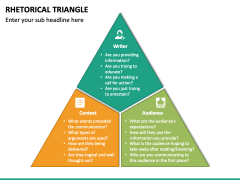 Rhetorical Triangle PowerPoint and Google Slides Template - PPT Slides