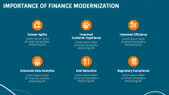 Modernization of Finance PowerPoint and Google Slides Template - PPT Slides