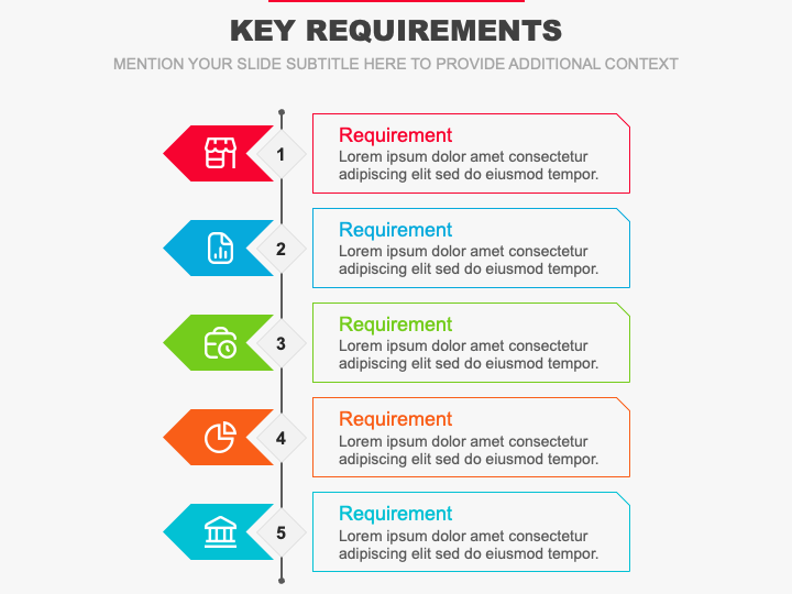 Key Requirements PowerPoint and Google Slides Template - PPT Slides