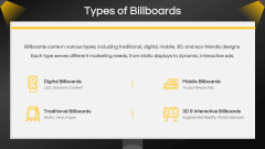 Billboard Marketing PowerPoint and Google Slides Template - PPT Slides