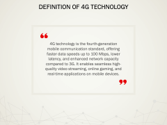 4G Technology PowerPoint and Google Slides Template - PPT Slides