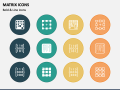 Matrix Icons for PowerPoint and Google Slides - PPT Slides