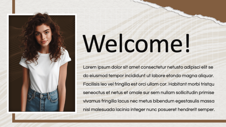 Attractive Welcome Slides for PowerPoint and Google Slides Template ...