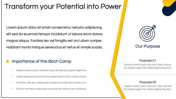 Boot Camp Powerpoint Template